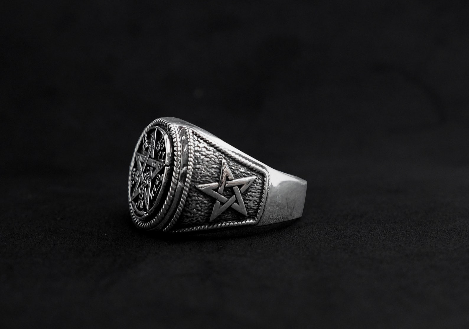 Tetragrammaton Ring Solomon Seal Sacred Talisman Protective - Etsy