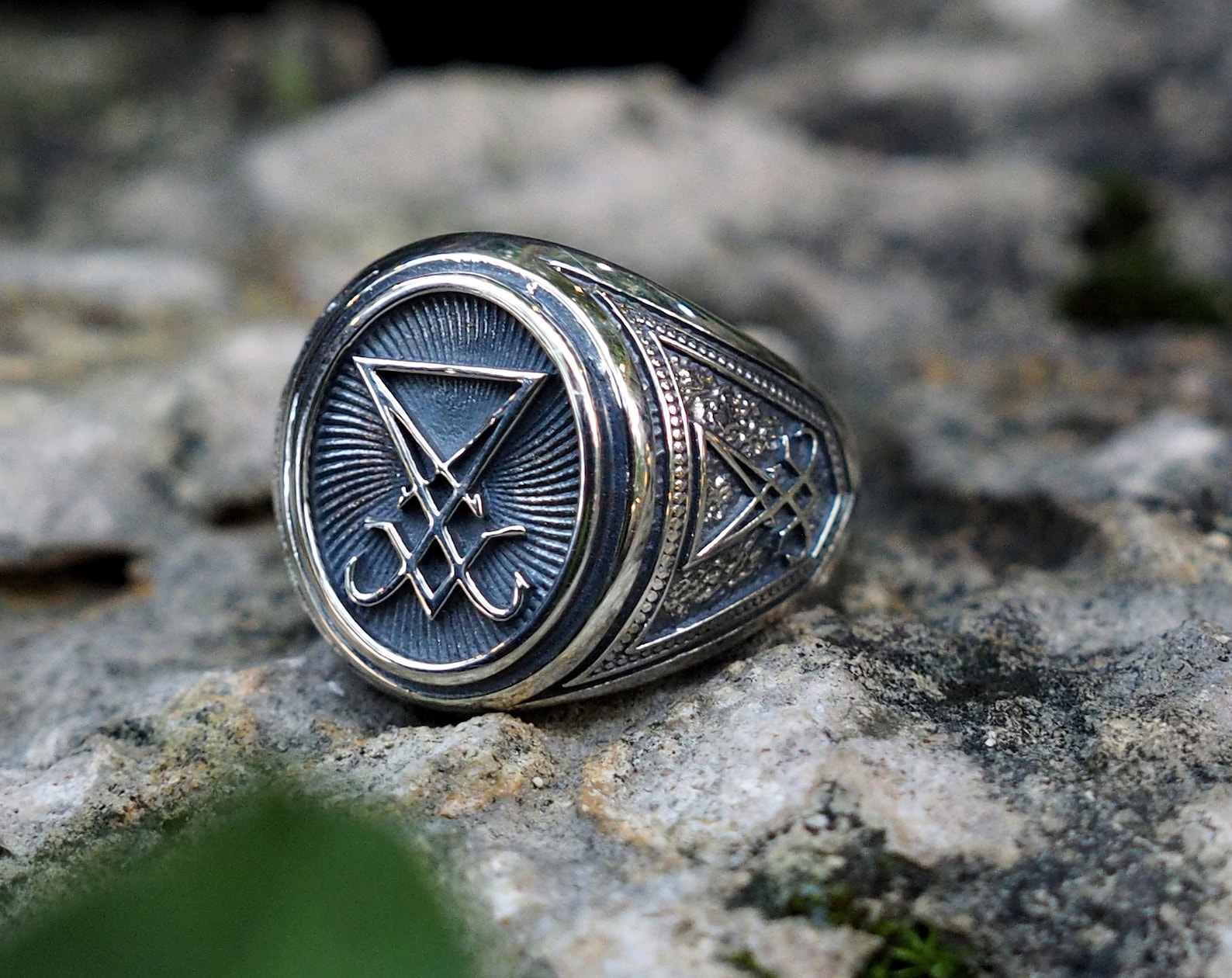 Sigil of Lucifer Ring Seal of Satan Ring Lucifer Signet | Etsy