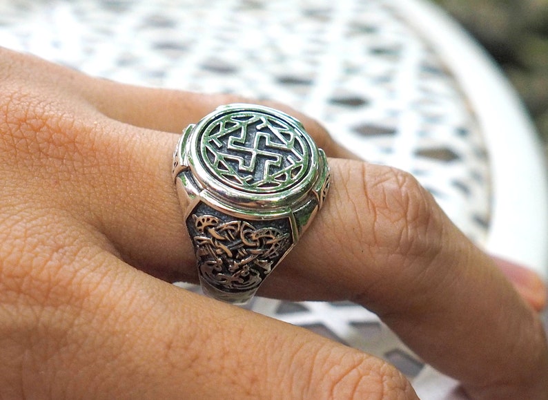 Valkyrie Ring Nordic Viking Ring Scandinavian Norse Viking | Etsy