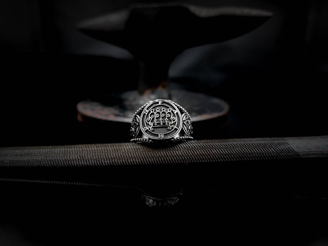 King Paimon Sigil Ring: 925 Sterling Silver Solomon Seal - Etsy Australia
