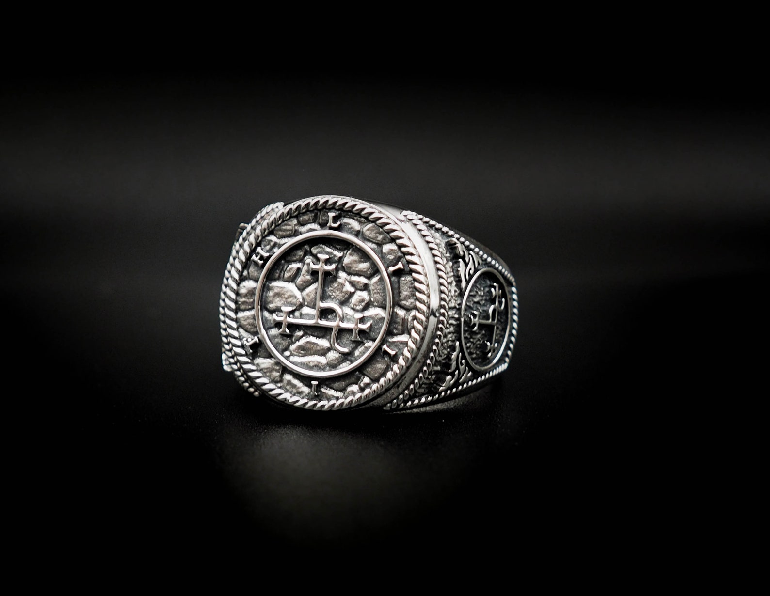 Seal Sigil of Lilith Ring Lilith Demon Ring Seal Sacred | Etsy