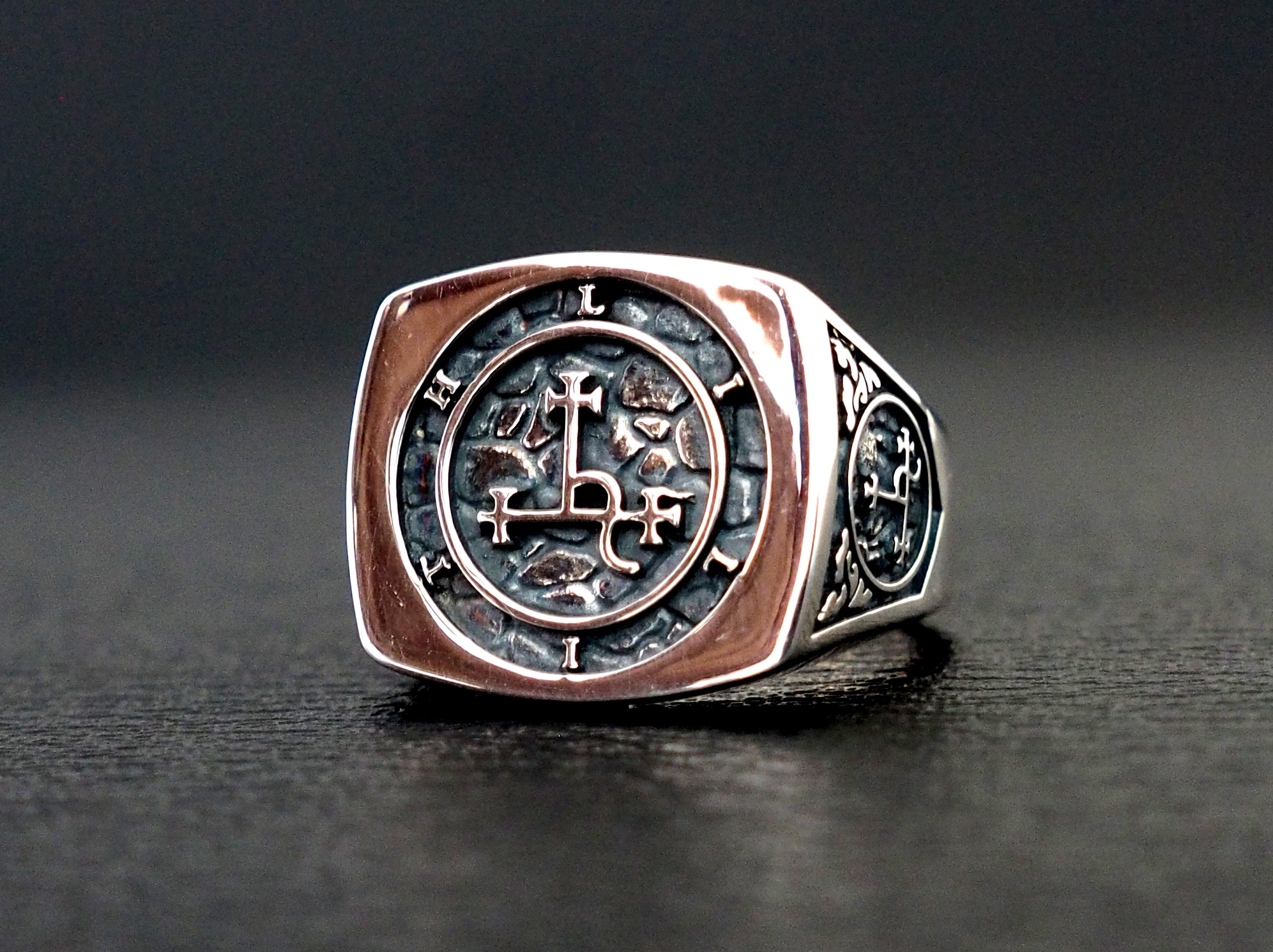 Seal Sigil of Lilith Ring Lilith Sigil Ring Made From 925 | Etsy