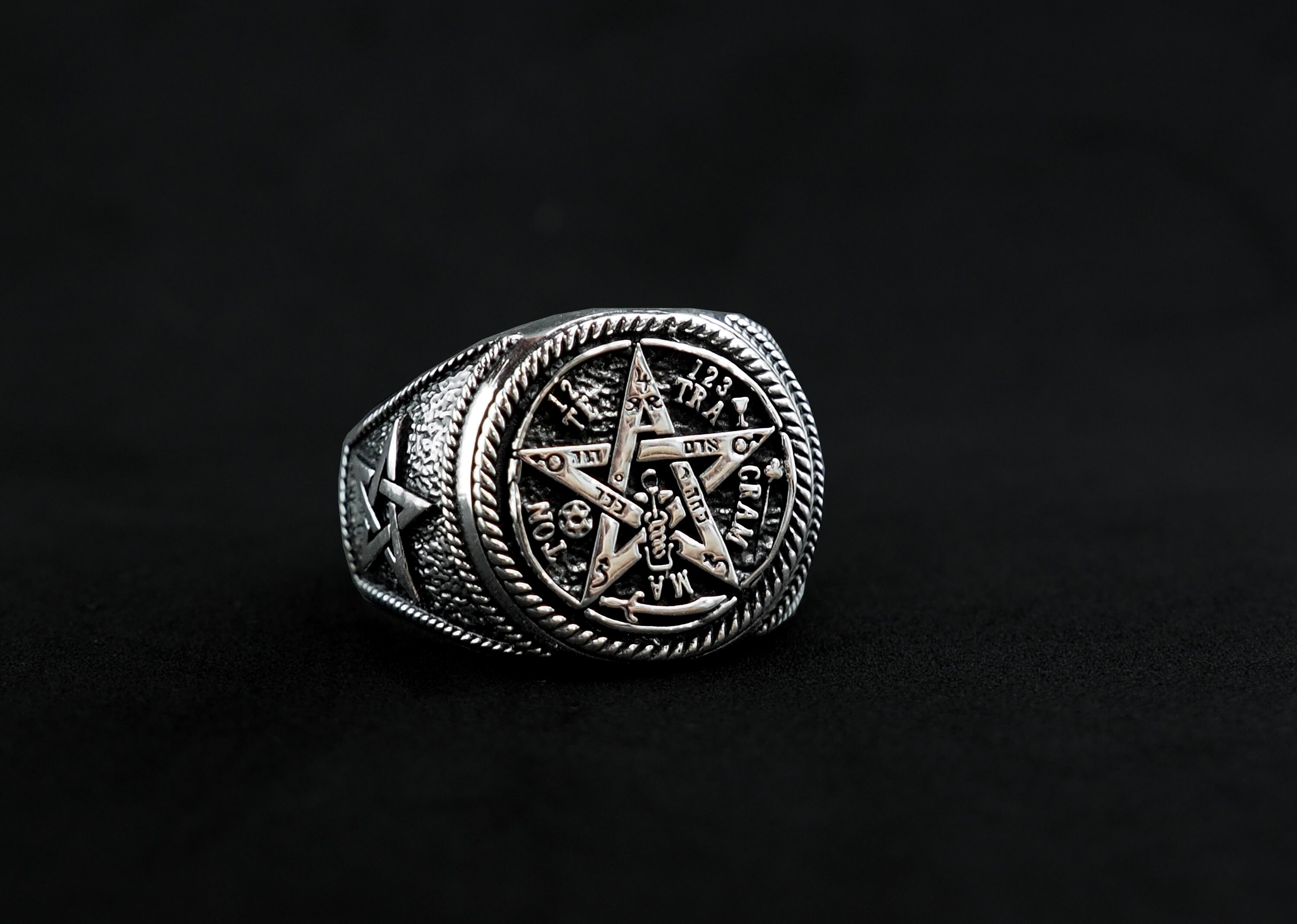 Tetragrammaton Ring Solomon Seal Sacred Talisman Protective - Etsy