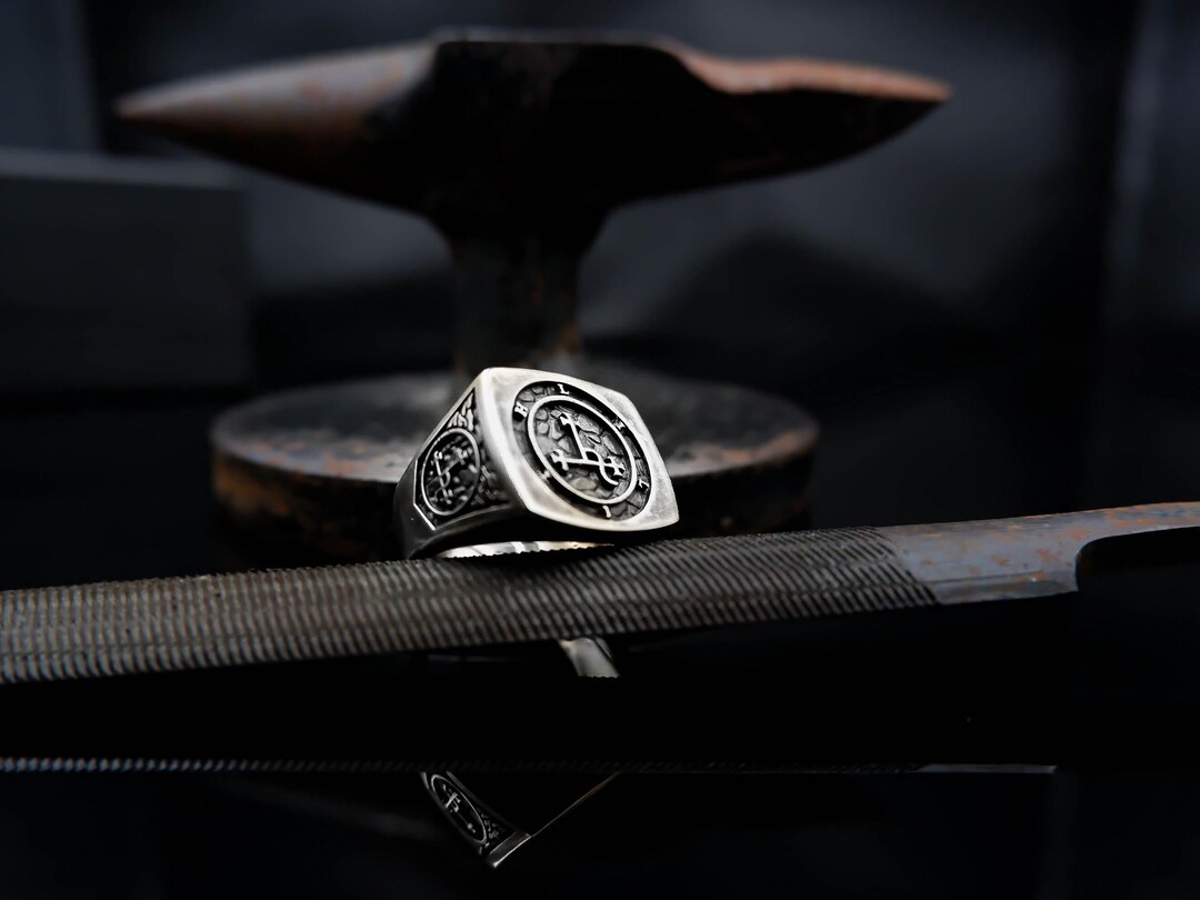 Seal Sigil of Lilith Ring, Lilith Sigil Ring Made From 925 Sterling ...