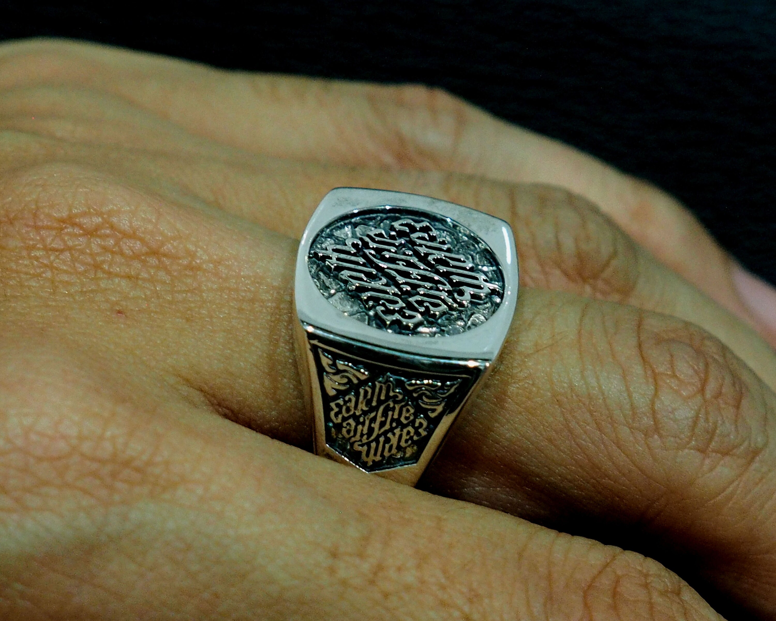 Illuminati Ring Masonic Ring Men's Ring Freemason Ring - Etsy