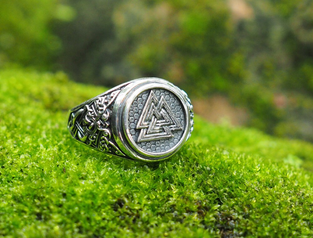 Valknut Ring Valknut Viking Signet Ring Viking Ring Viking - Etsy
