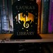 Fantasy Book Shelf Corner Decoration Dragon Flame Crescent Moon ...