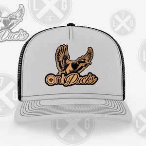 Only Ducks Patch Hunting Patch Digital File for Leather Patch Hat - Etsy