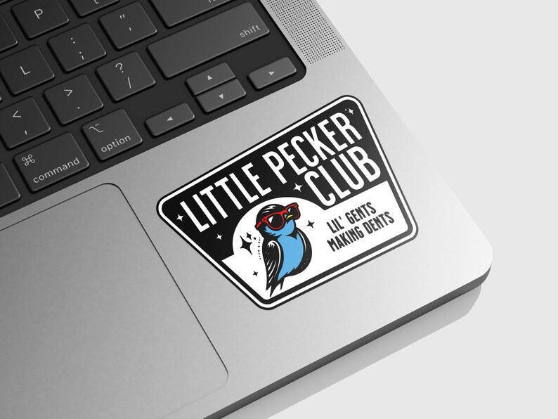 Funny Retro Bird Sticker | Journal Sticker | Water Resistant Vinyl ...