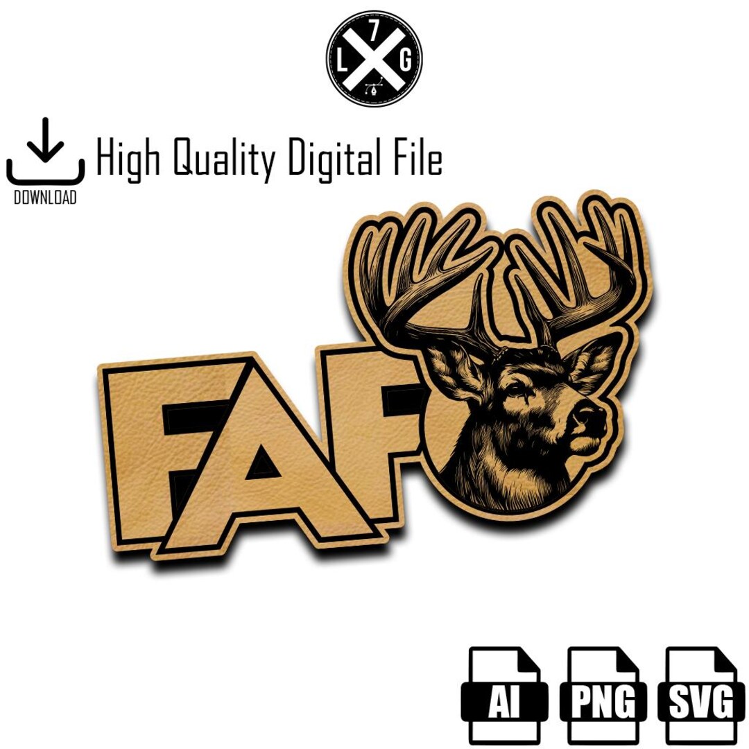 Hunting SVG, Whitetail Deer Patch Digital Download, Digital Design for ...
