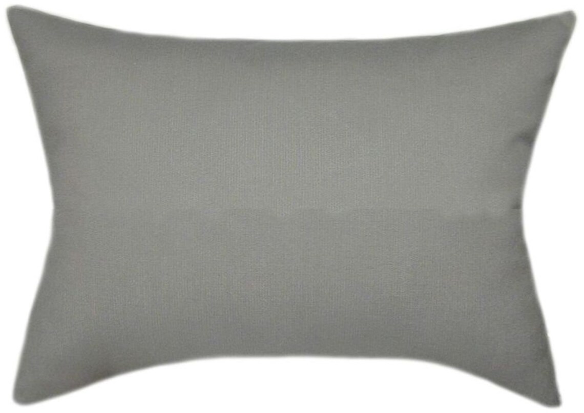 Sunbrella Spectrum Graphite Indoor/outdoor Solid Pillow | Etsy