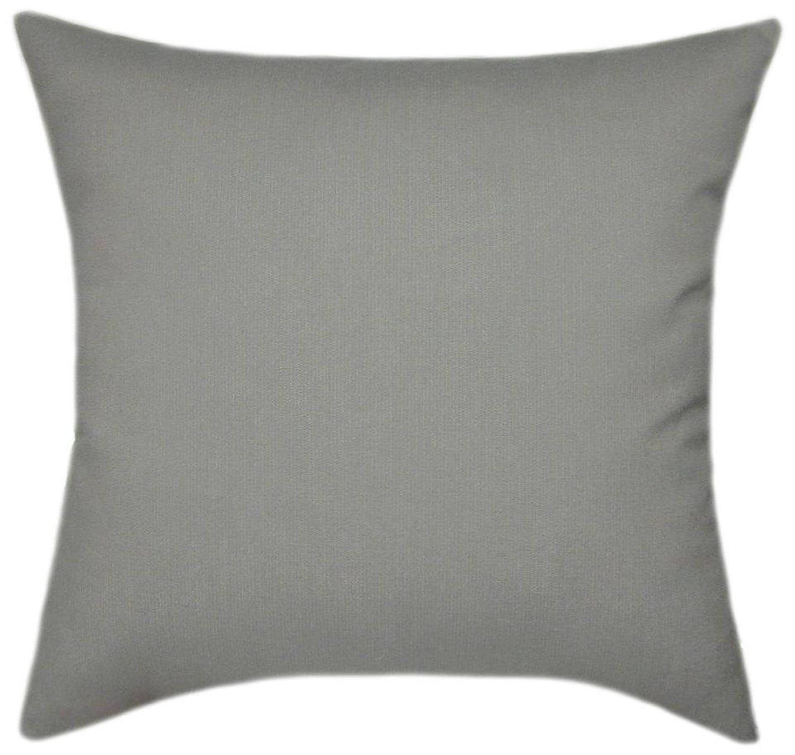 Sunbrella® Spectrum Graphite Indoor/outdoor Solid Pillow, Decorative Pillows, Sunbrella Outdoor ...