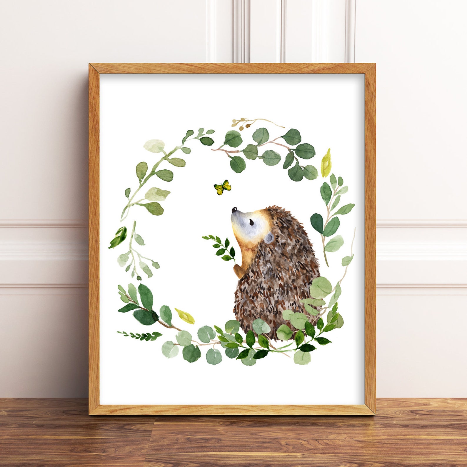 Printable Nursery Art Set. Greenery Nursery Prints. Leafy Green Nursery ...