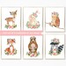 Digital Deer Print. Deer Nursery. Deer Wall Art. Floral Deer Nursery ...