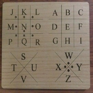 Pig Pen Cipher - Escape Room Puzzle - Escape Room Prop - Secret Message ...