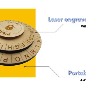 Kids Spy Decoder Wheel: Secret Cipher Disk for Escape Rooms - Etsy