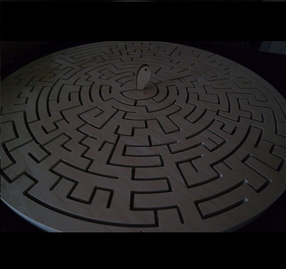 Round Circle Key Maze for Escape Rooms Key Maze Escape Room Puzzle ...