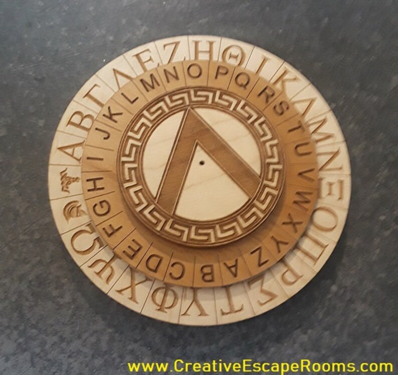 Spartan Cipher Wheel - Prop for Escape Rooms - Etsy