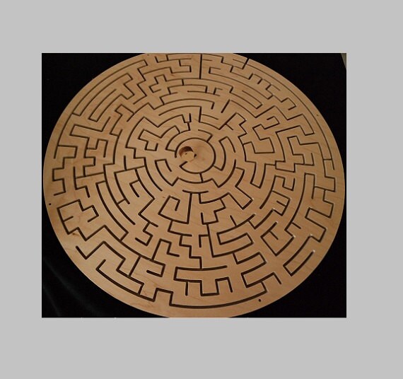 Round Circle Key Maze for Escape Rooms Key Maze Escape Room Puzzle ...