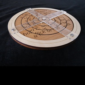 Scramble Spin - Escape Room Puzzle - Escape Room Prop - Secret Message ...