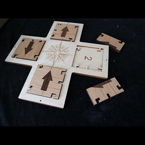 Compass Directional Lock Puzzle - Etsy