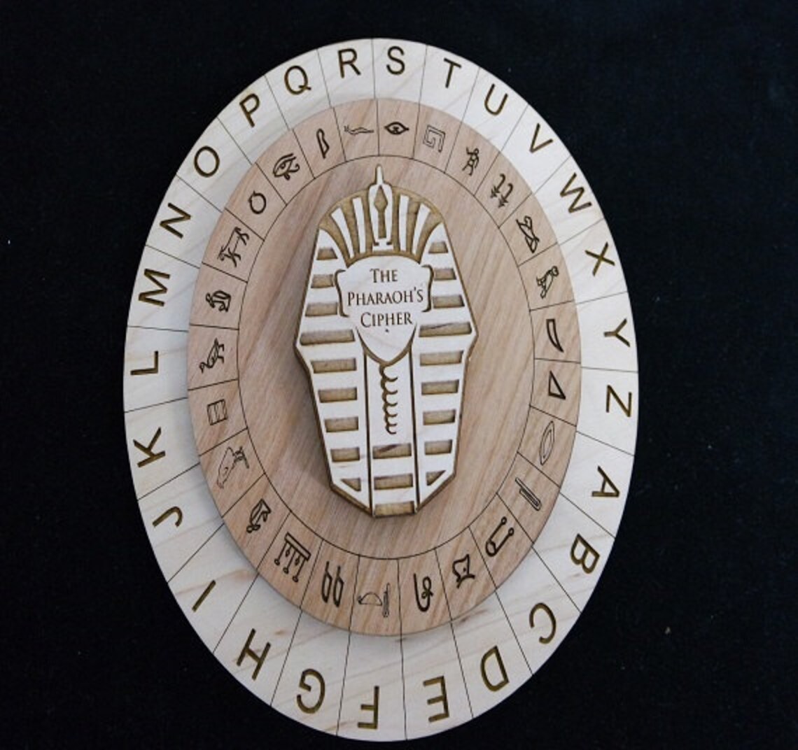The Pharoah's Cipher Escape Room Puzzle and Escape Room Prop Egyptian ...