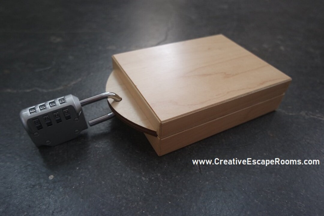 Slide Lock Puzzle Box Prop for Escape Rooms - Etsy