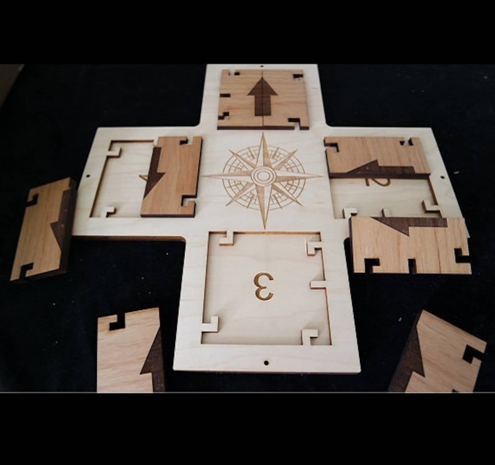Compass Directional Lock Puzzle - Etsy