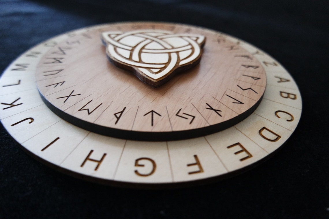 The Runes Cipher Escape Room Puzzle and Prop Cypher Wheel - Etsy