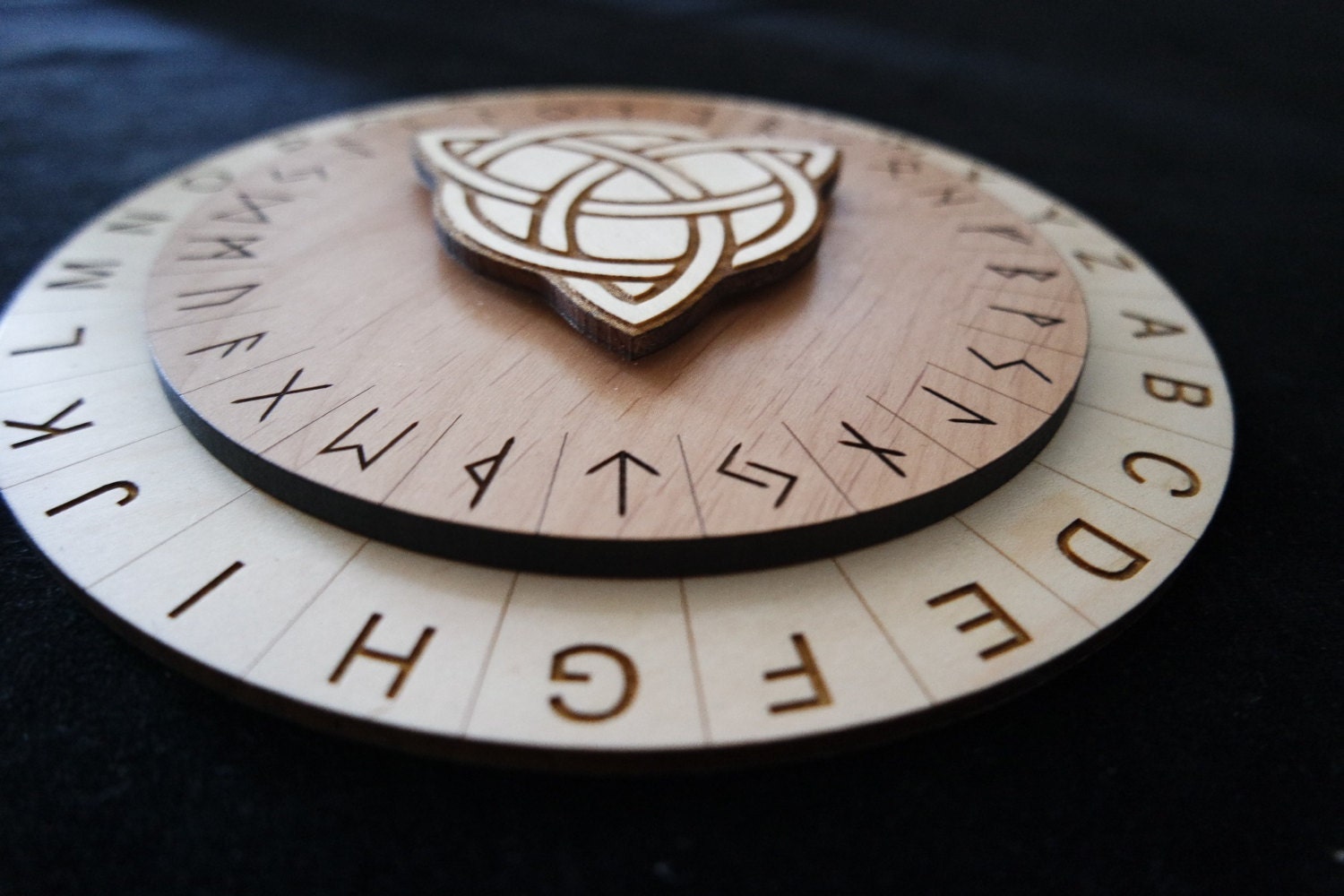 The Runes Cipher - Escape Room Puzzle and Prop - Cypher Wheel - Etsy