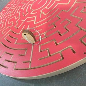 RED Round Key Maze for Escape Rooms - Etsy