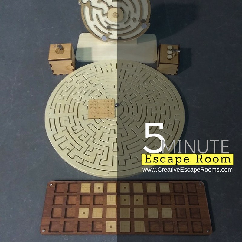 5 Minute Escape Room Puzzle Package - Etsy