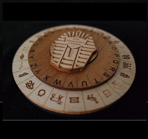 Pharaoh's Cipher Wheel - Egyptian Themed Escape Room Prop - Etsy