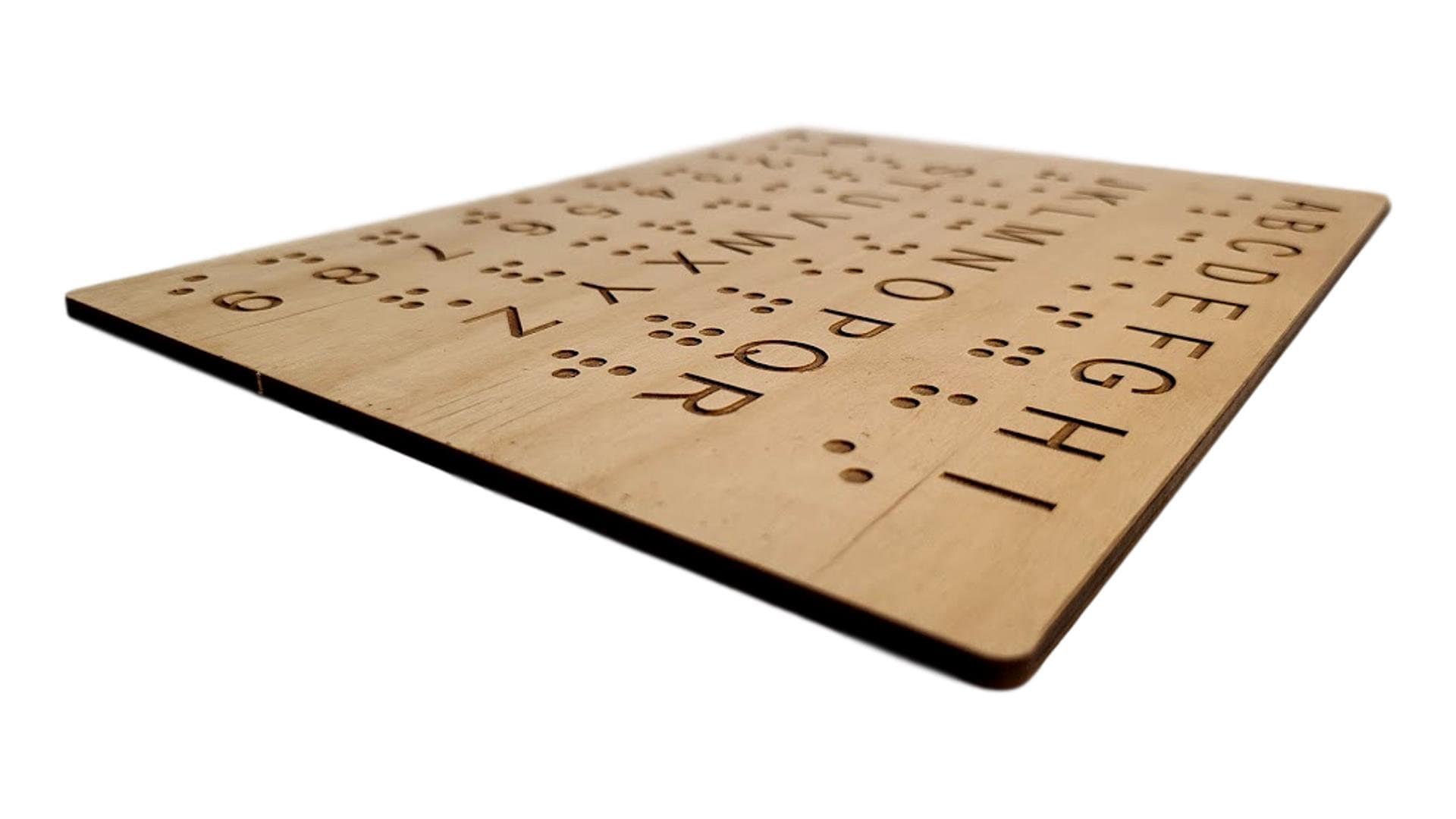 Braille Alphabet and Number Panel Montessori Learning Toy - Etsy Israel