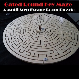 Gated Escape Room Key Maze - A Multi Step Prop - Etsy