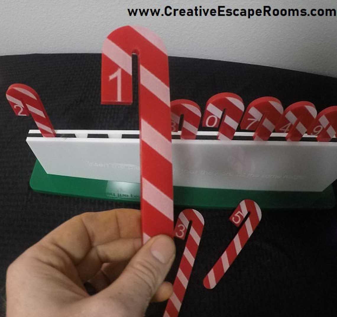 Candy Cane Christmas Escape Room Puzzle and Prop Package - Etsy
