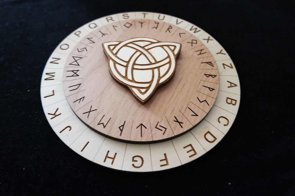 The Runes Cipher Escape Room Puzzle and Prop Cypher Wheel - Etsy