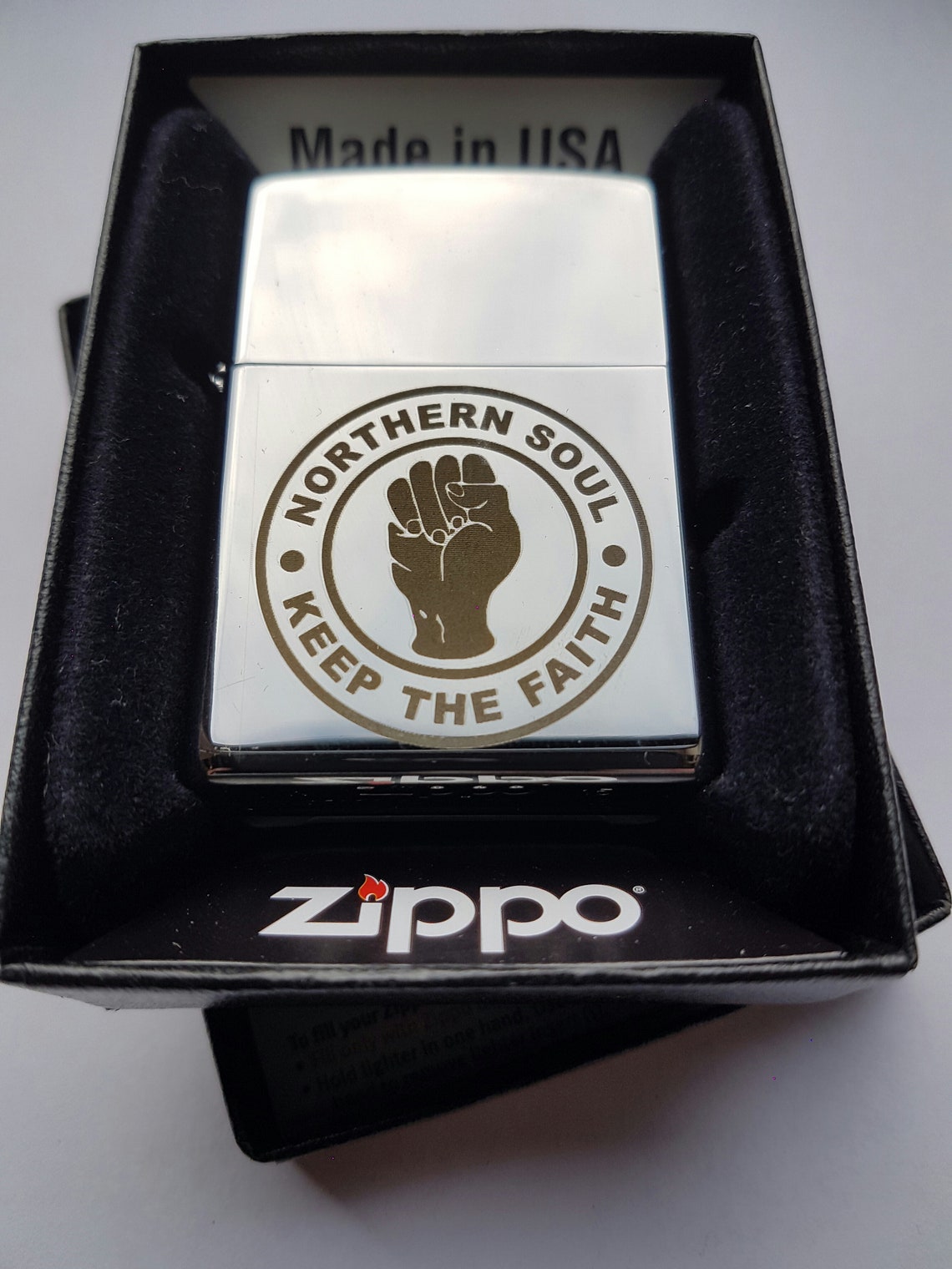 Genuine ZIPPO lighter beautifully engraved and personalised | Etsy