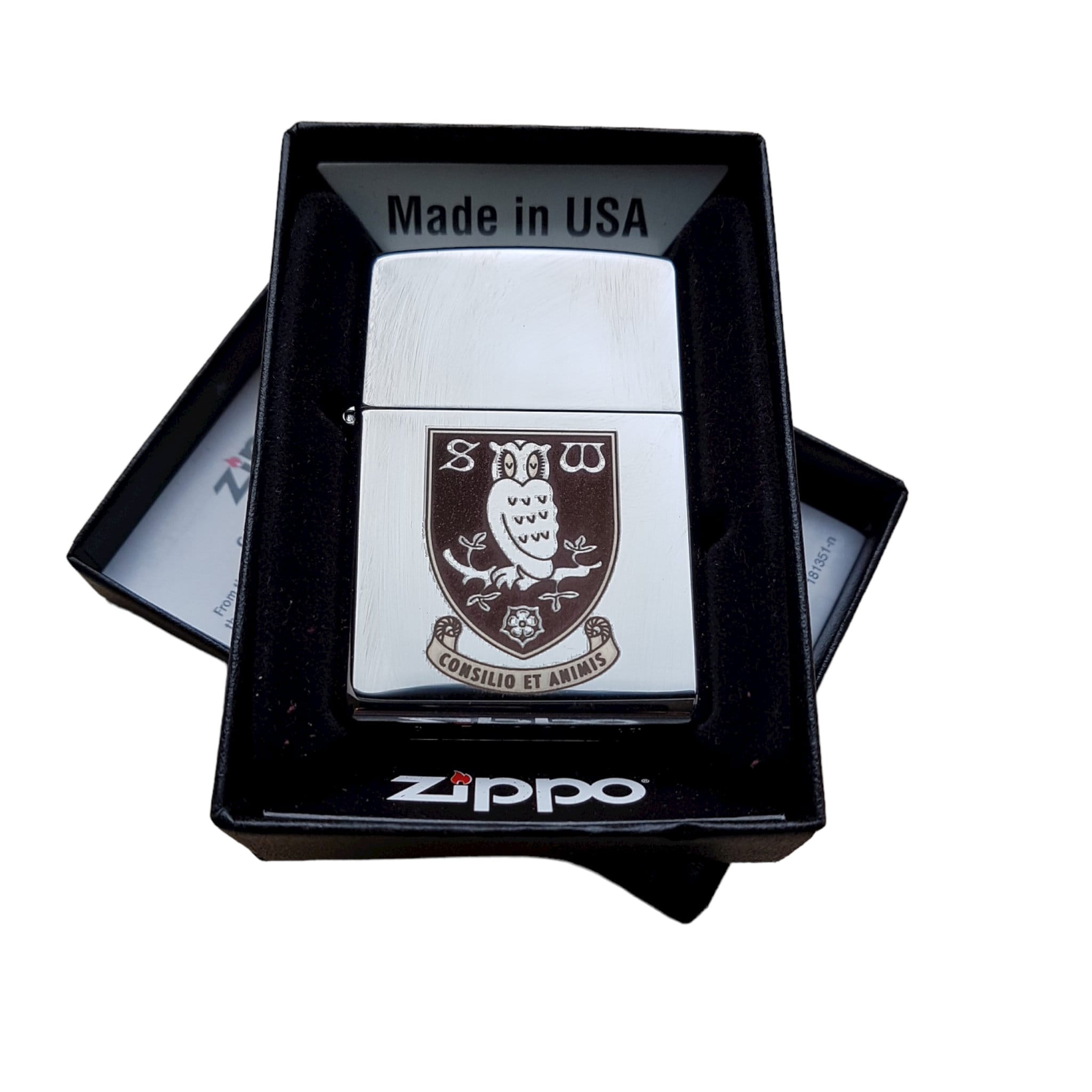 Engraved Genuine Zippo Lighter, Polished or Satin Chrome, Personalised ...