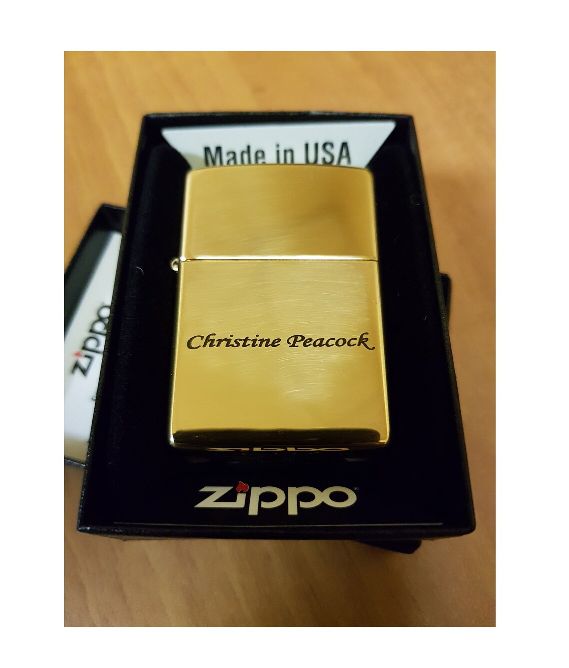 Genuine ZIPPO brass lighter satin or polished beautifully | Etsy