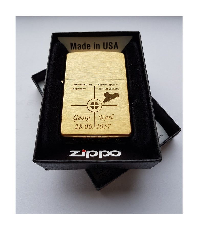 Genuine ZIPPO Brass Lighter Satin or Polished Beautifully | Etsy