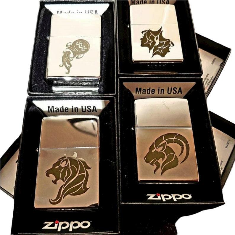 Genuine ZIPPO Lighter Beautifully Engraved and Personalised - Etsy