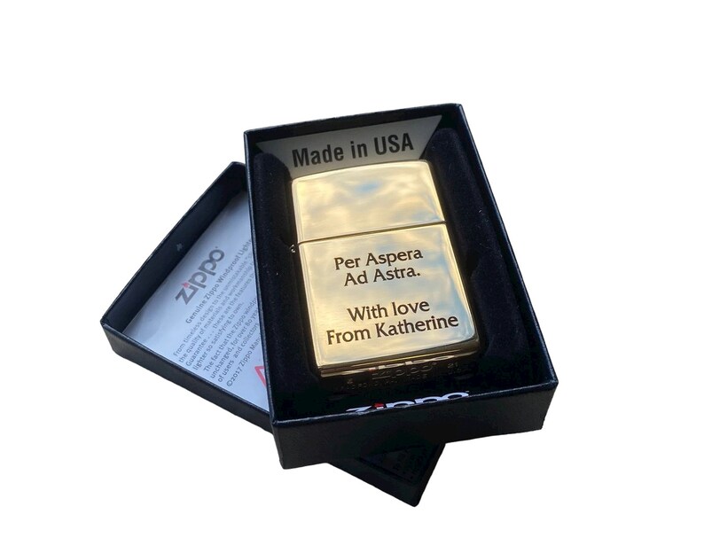 Genuine ZIPPO Brass Lighter Satin or Polished Beautifully - Etsy