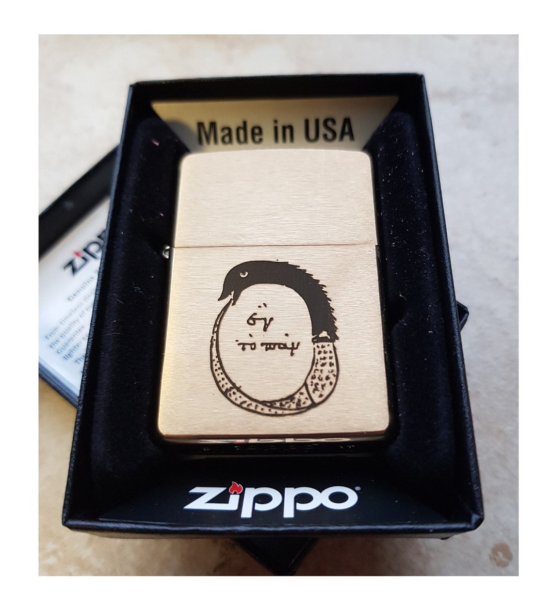 Genuine ZIPPO lighter beautifully engraved and personalised | Etsy