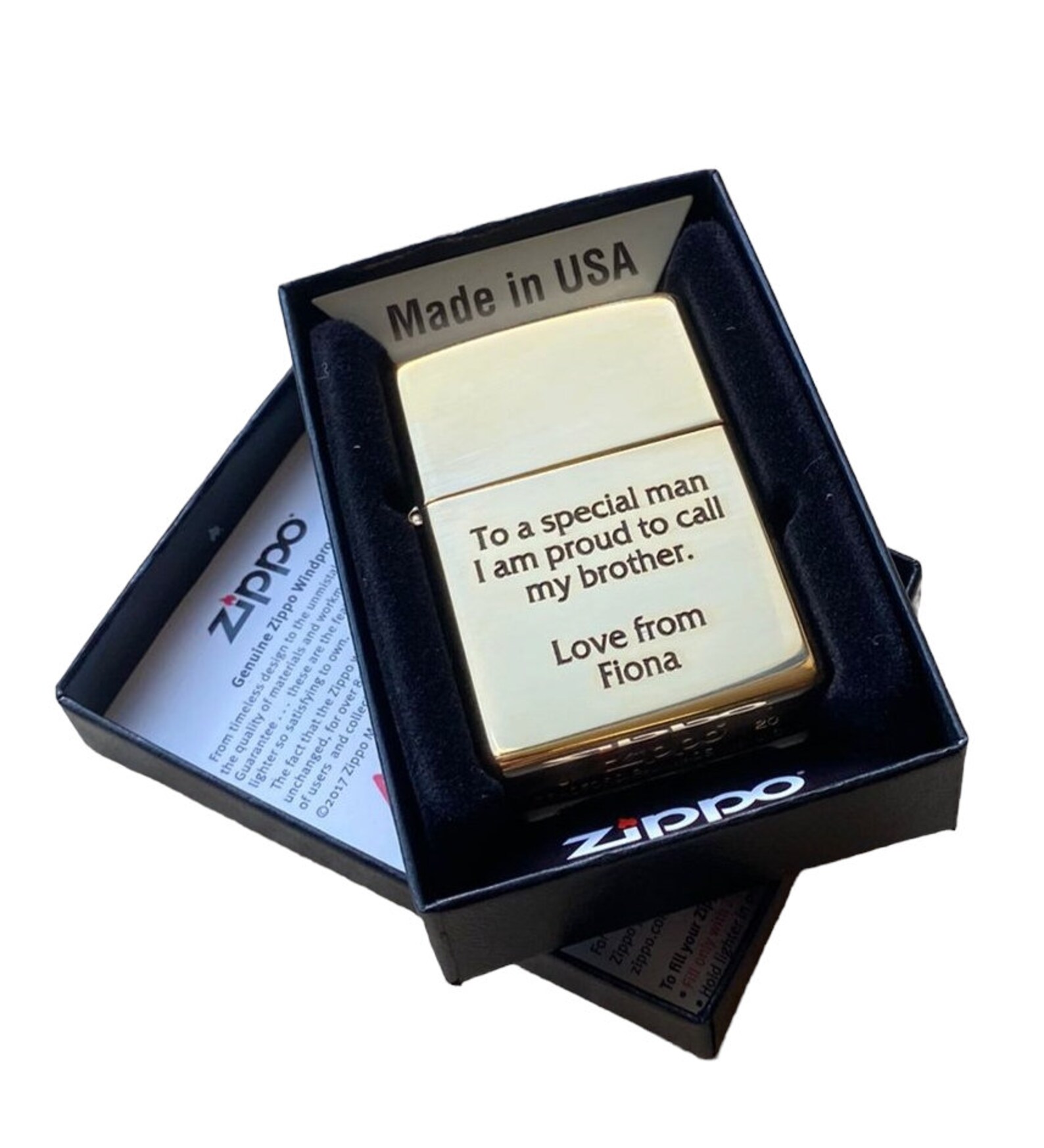 Genuine ZIPPO Brass Lighter Satin or Polished Beautifully - Etsy