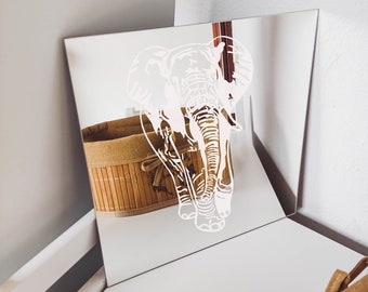 Elephant Wall Mirror - Etsy