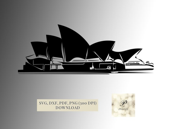 Sydney Opera House SVG File Plotter File for Cricut Cameo - Etsy