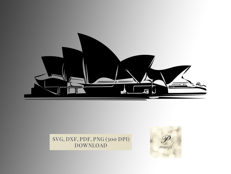 Sydney Opera House SVG File, Plotter File for Cricut, Cameo and Brother ...