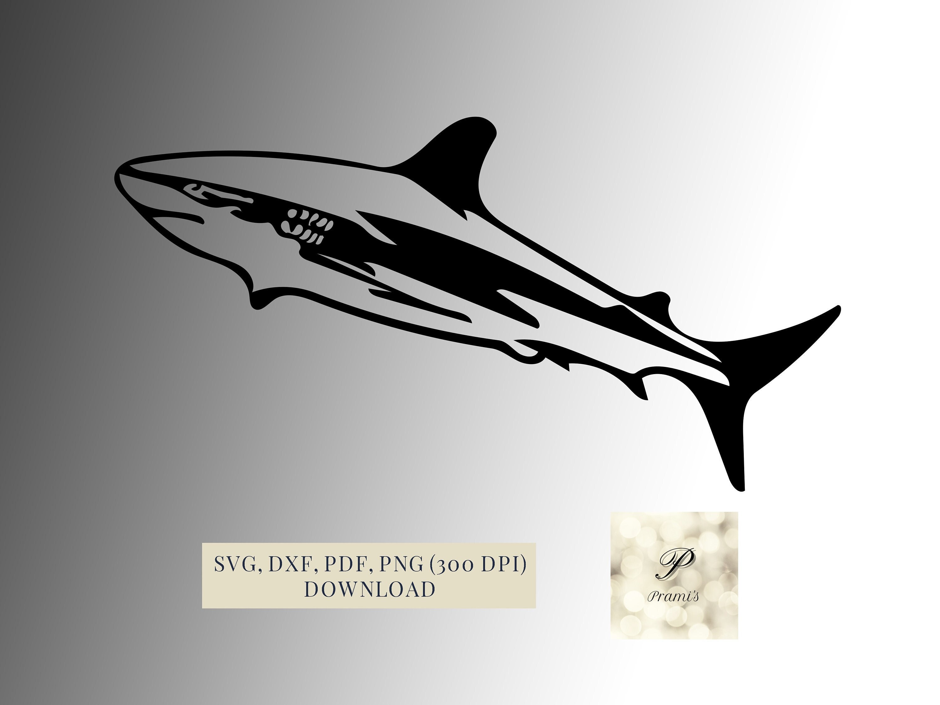 Shark SVG File Plotter File for Cricut Cameo and Brother - Etsy