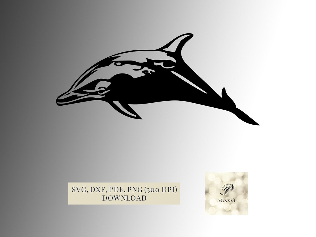 Dolphin SVG File Plotter File for Cricut Cameo and Brother - Etsy Canada